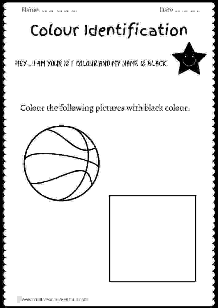 Colour Identification Worksheets - creativeworksheetshub