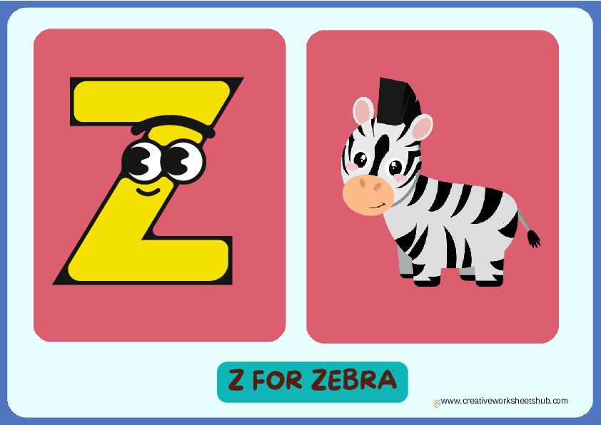 Alphabet Flash Cards For Nursery Class – creativeworksheetshub
