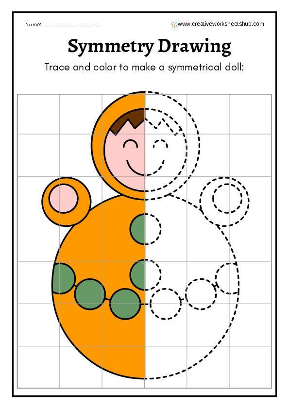 Symmetry Drawing Worksheets Symmetry Worksheets Kindergarten
