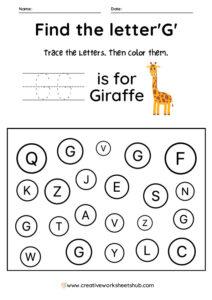 Animal Alphabet Worksheets - creativeworksheetshub