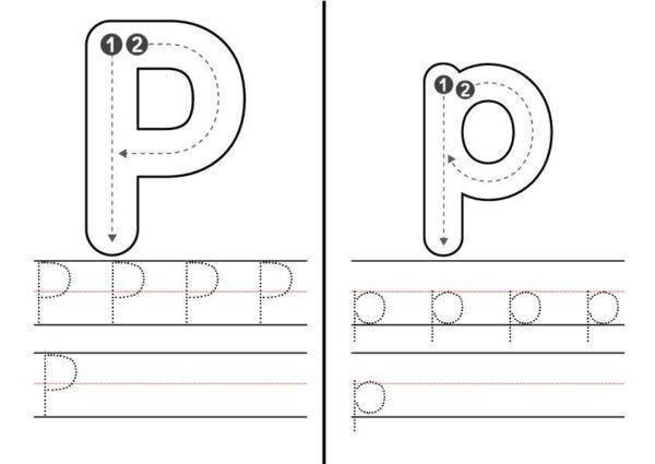 Alphabet Tracing Worksheets for Kindergarten - creativeworksheetshub