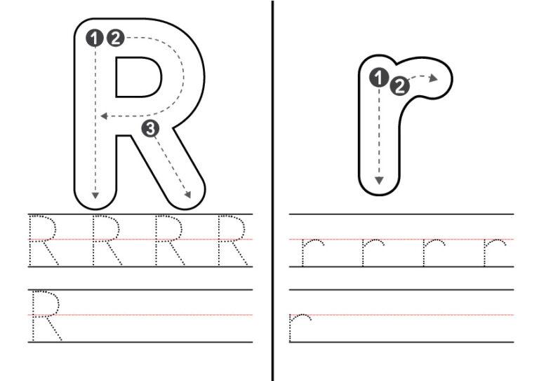 Alphabet Tracing Worksheets for Kindergarten - creativeworksheetshub