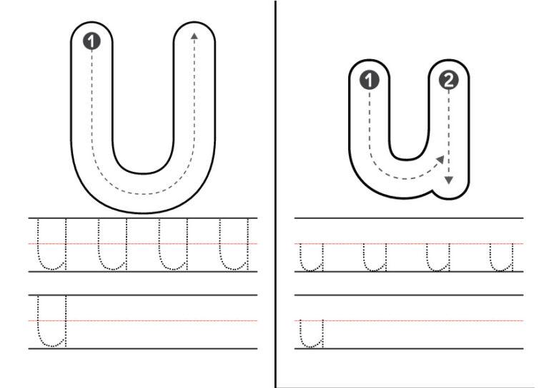 Alphabet Tracing Worksheets for Kindergarten - creativeworksheetshub