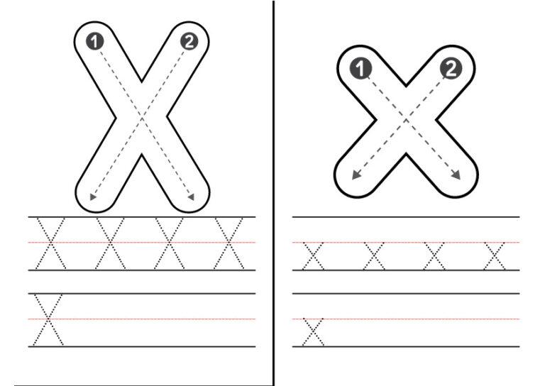 Alphabet Tracing Worksheets for Kindergarten - creativeworksheetshub