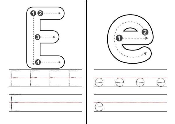 Alphabet Tracing Worksheets for Kindergarten - creativeworksheetshub