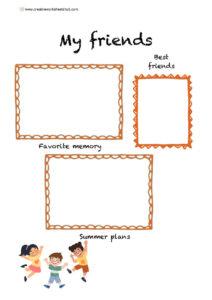 My end of year memory book