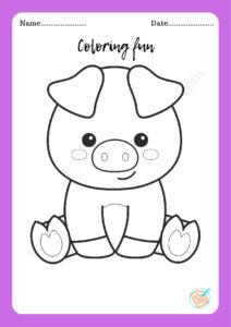 9 Cute Coloring Pages Printable for Preschoolers - creativeworksheetshub